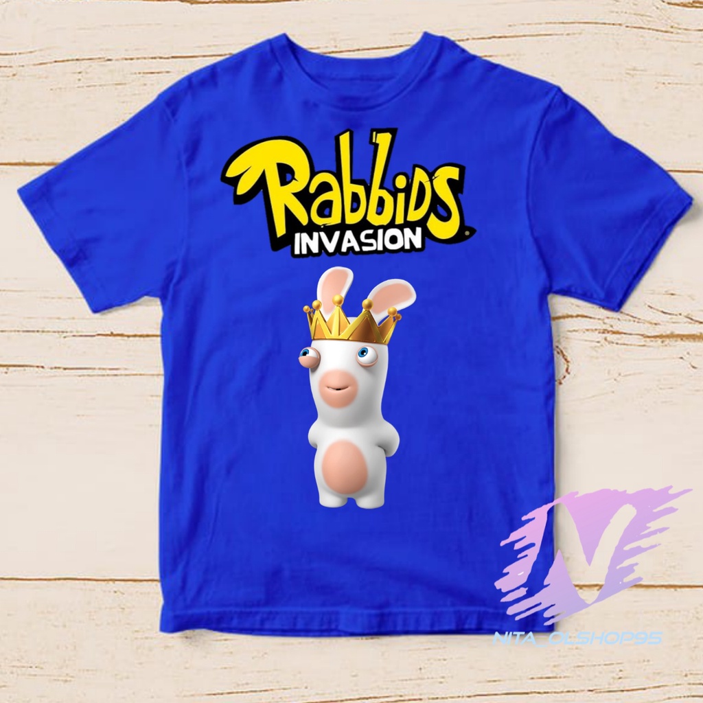Jual KAOS RABBIDS INVASION BAJU KAOS ANAK KARUN RABBIT | Shopee Indonesia