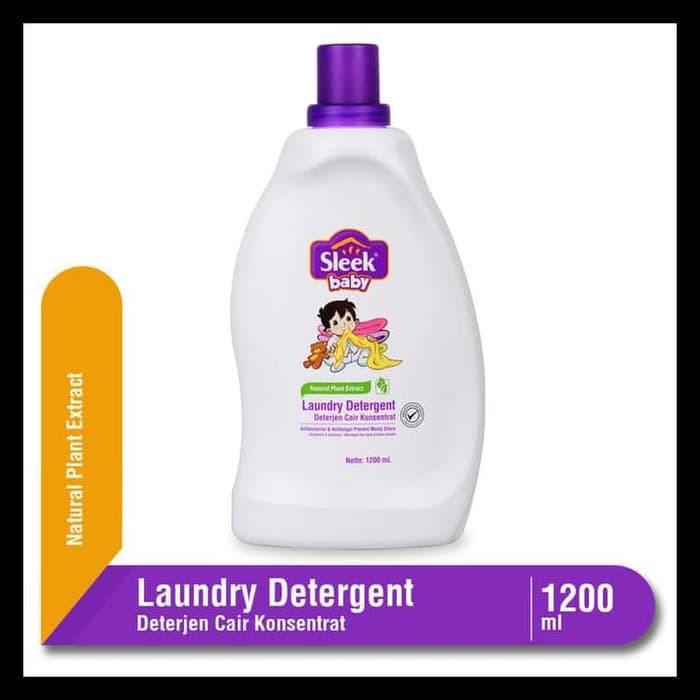 Jual SLEEK Laundry detergent 1200ml botol / detergen cair/ sabun cuci ...