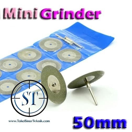Jual 1 Set 10 Pcs Mata Diamond 50mm Cutting Disc Gerinda Potong Mini ...