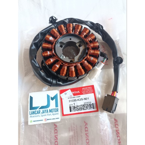 Jual STATOR COMP SPUL SPULL VARIO 160 31220-K2S-N01 31220K2SN01 ORIGINAL AHM | Shopee Indonesia
