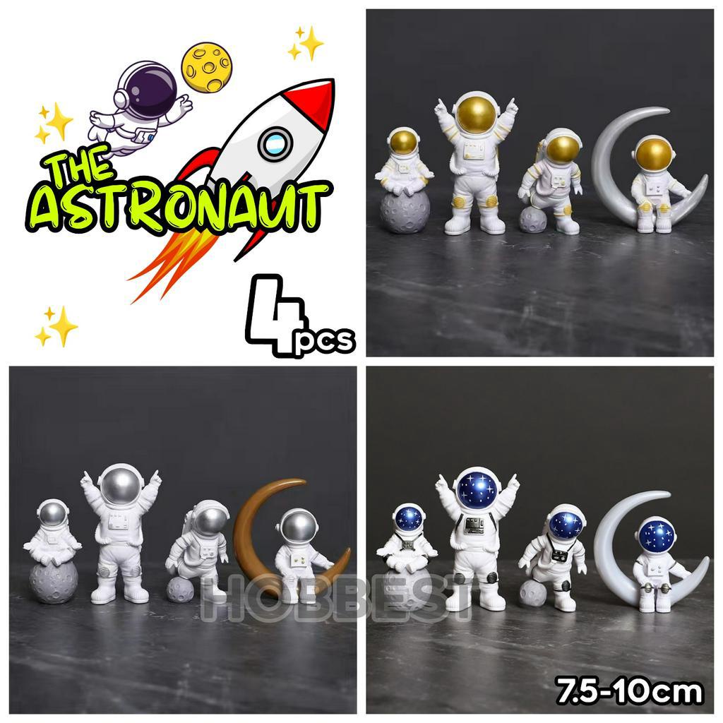 Jual Action Figure THE ASTRONAUT Set - Miniatur Topper Kue Pajangan ...
