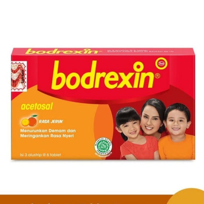 Jual Obat Demam Turun Panas Anak BODREXIN TABLET | Shopee Indonesia