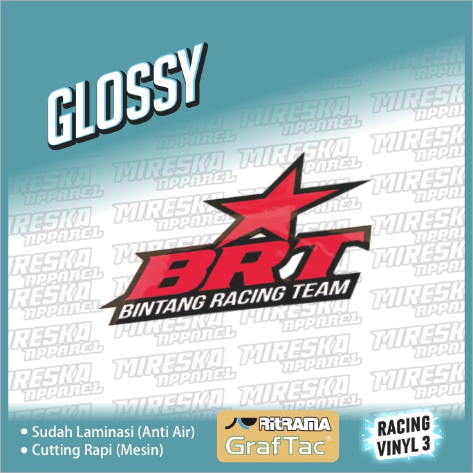 Jual Terbaru!! Stiker Viral Glossy Terlaris Racing Series 3 | Sticker ...
