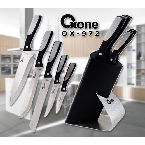 Jual Oxone Knife Block Set OX 972 / Pisau Set Stainless Steel | Shopee ...