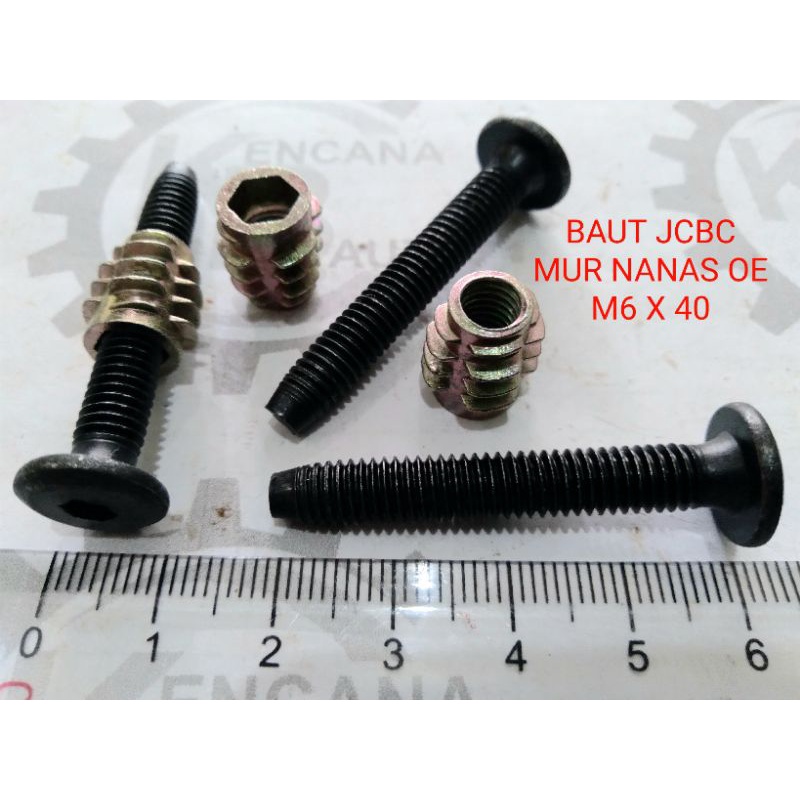 Jual BAUT JCBC M6 X 40 / BAUT MEBEL / FURNITURE/ KNOCKDOWN | Shopee ...