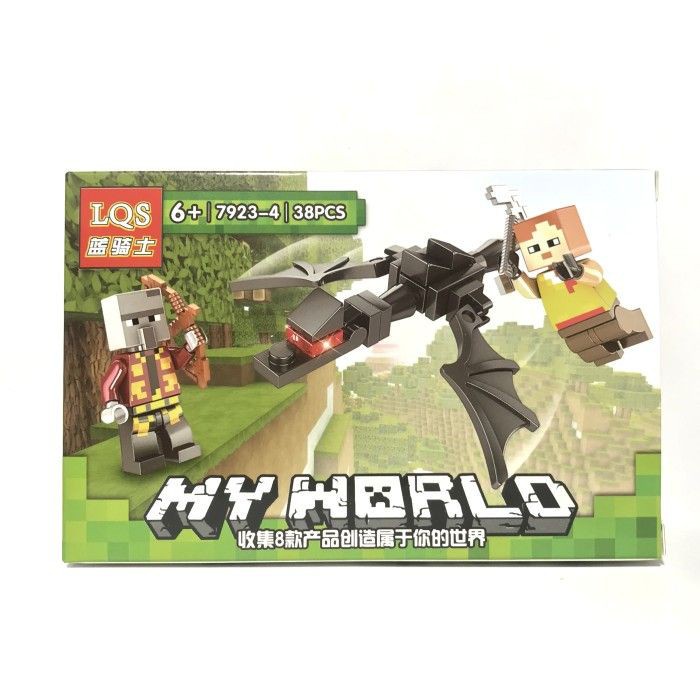 Jual Lego Mine Craft Ender Dragon Pillager Steve Minecraft Enderman Golem Shopee Indonesia
