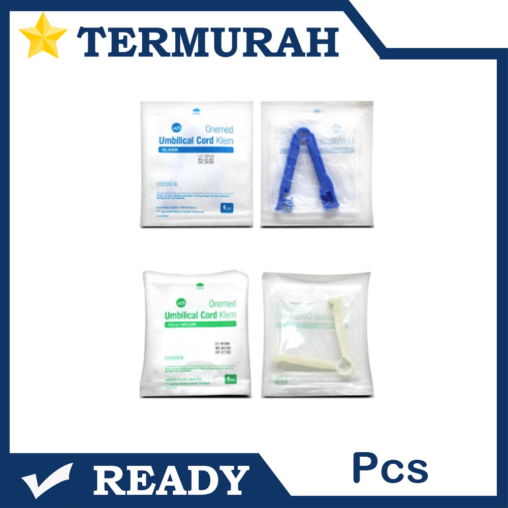 Jual 1 Pcs Klem Tali Pusar Umbilical Cord Klasik & Nilon OneMed ...