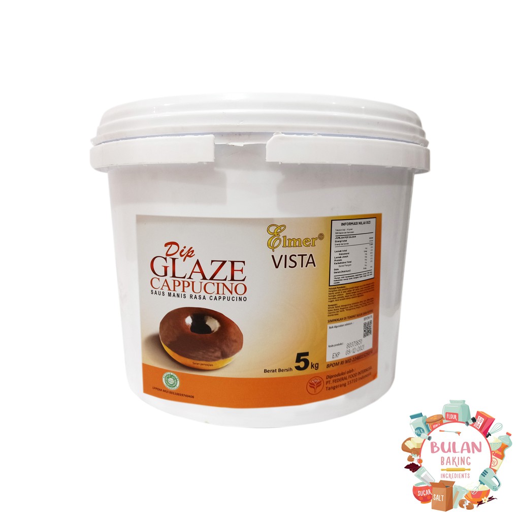 Jual Glaze Cappucino Elmer 1kg (Repack) | Shopee Indonesia
