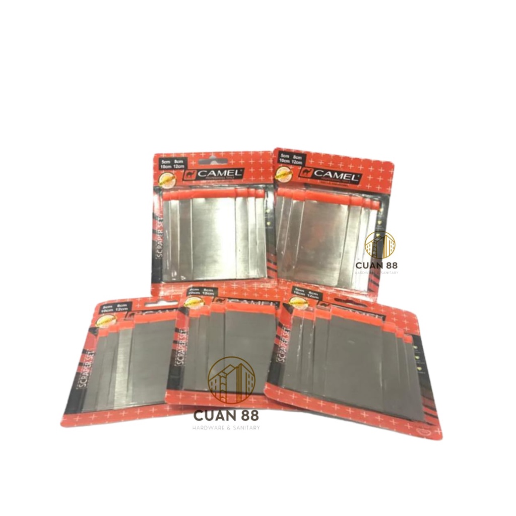 Jual Kape Set 4pcs Camel - Skrap/kape/scraper | Shopee Indonesia