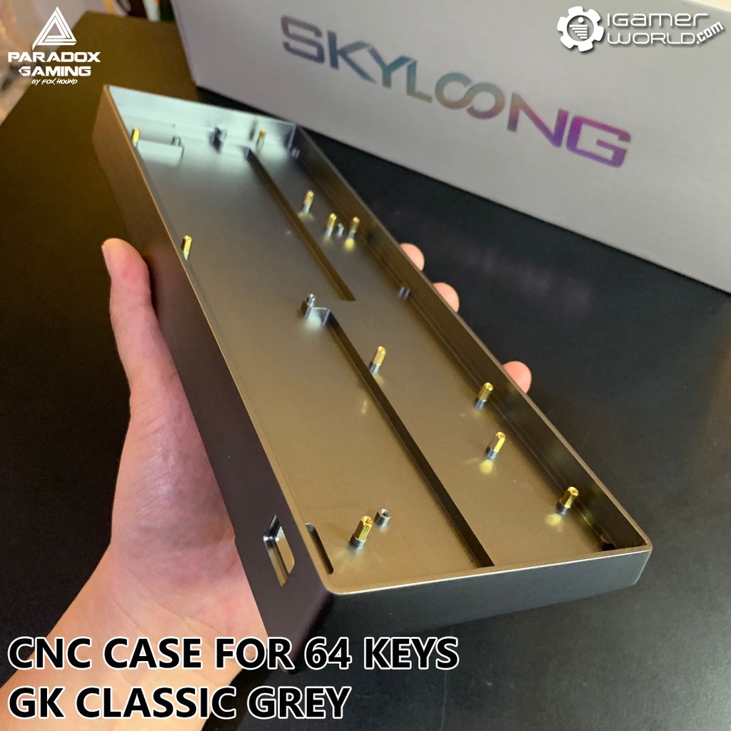 Jual Paradox Gaming GK64X CNC Case Bottom GK CLASSIC GREY Gaming ...
