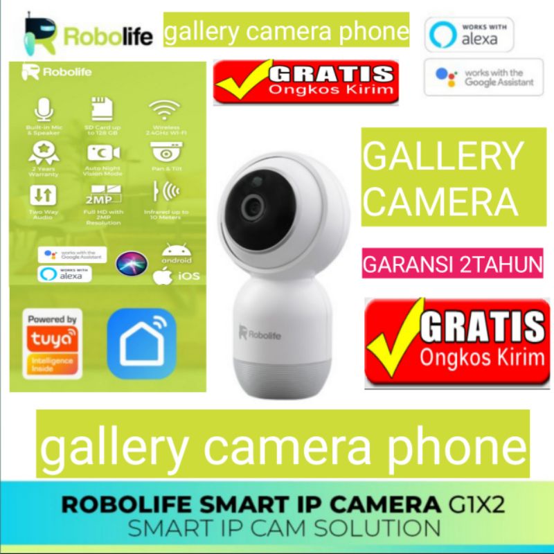Jual IP CAM ROBOLIFE SMART IP CAMERA 2MP FULL HD1080P | Shopee Indonesia