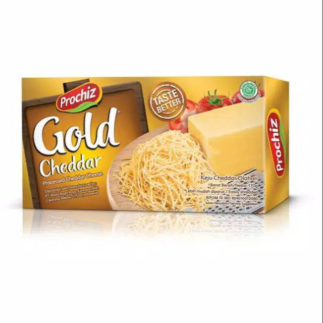 Jual Prochiz Gold Cheddar 170 gr keju procis | Shopee Indonesia