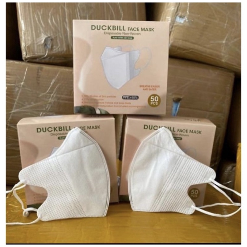 Jual masker duckbil warna putih isi 50pcs earlop mirip sensi/alkindo ...