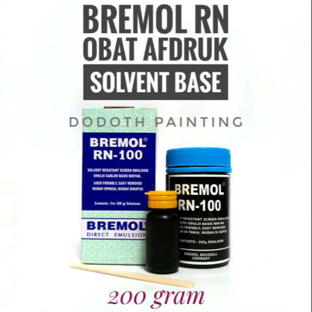 Jual Bremol RN Obat Afdruk Solvent Base (Basis Minyak) | Shopee Indonesia