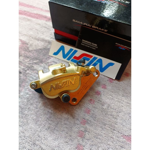 Jual KALIPER NISSIN SAMURAI BRAKE 2 PISTON ORIGINAL FOR MX KING | Shopee Indonesia