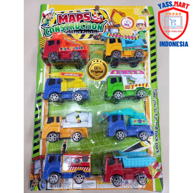 Jual Mainan Anak Mobil Mobilan Anak isi 10 dan Mobil Mobilan Truk anak ...