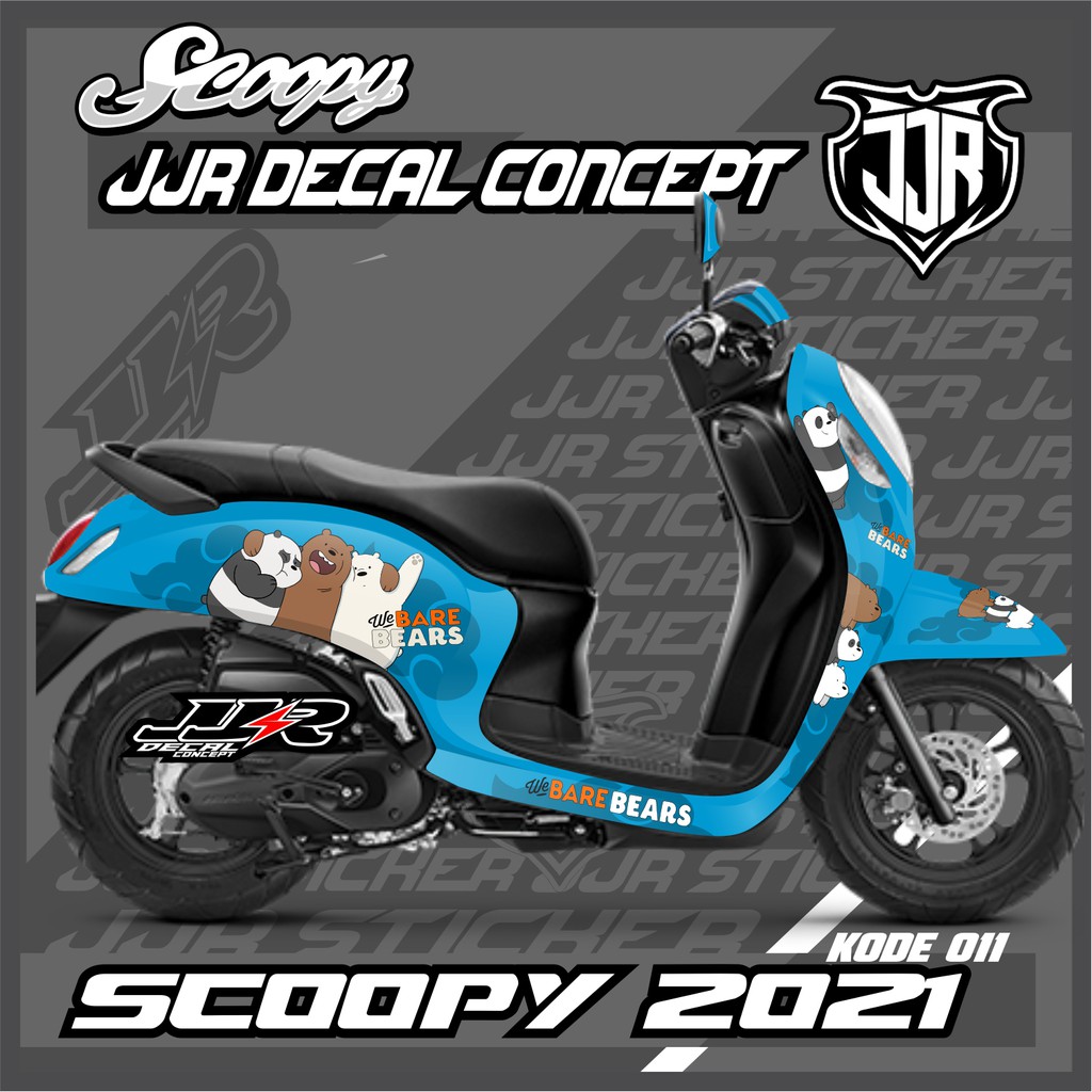 Jual STIKER DECAL NEW HONDA SCOOPY 2021-2022 STICKER DECAL BODY NEW ...