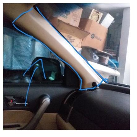 Jual Garnish pilar cover tiang kaca pintu depan bagian dalam mobil ...