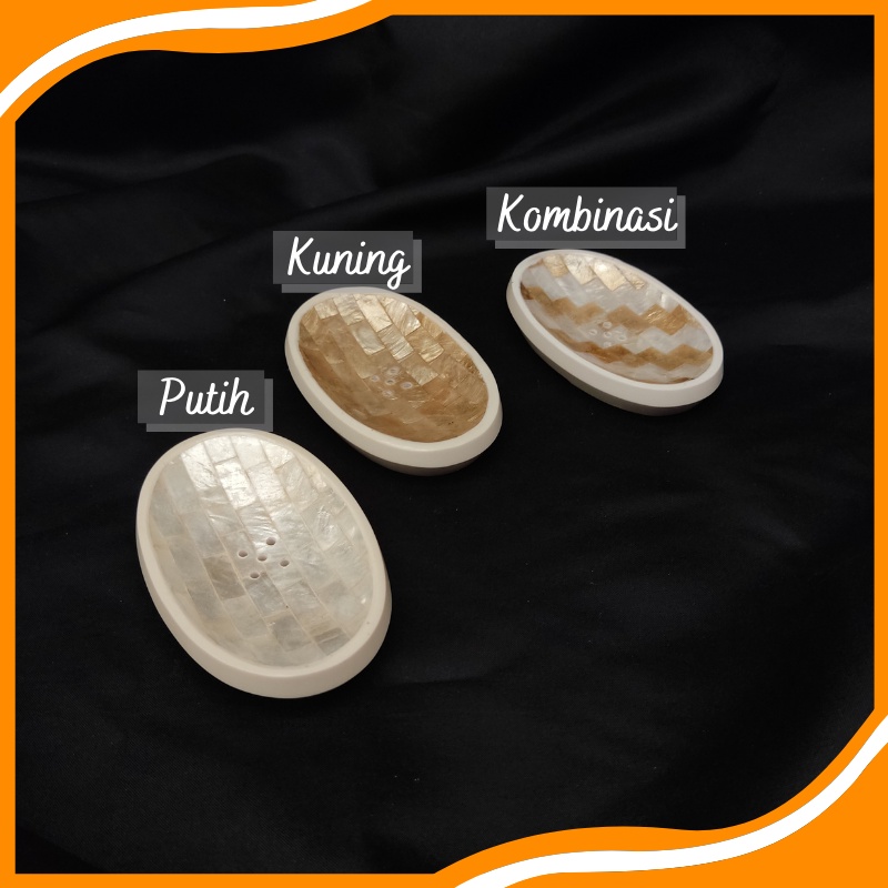 Jual Tempat Sabun Batang Oval Kerang Capiz Wadah Sabun Display Tray ...
