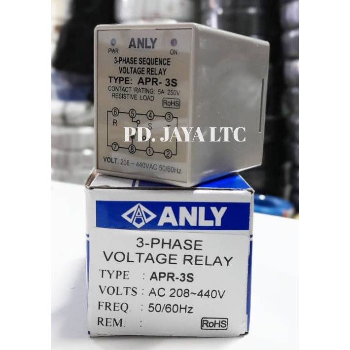 Jual Anly Voltage Relay 3 Phase APR-3S | Shopee Indonesia