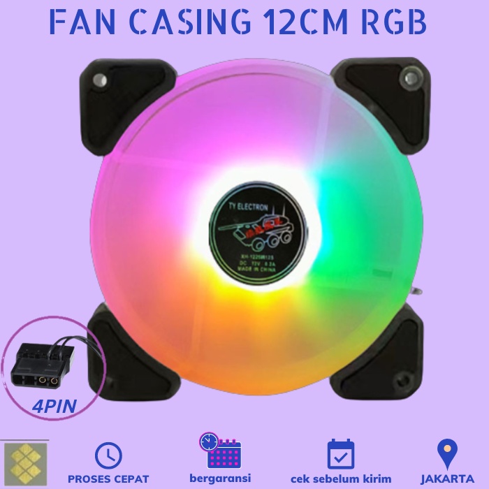 Jual Fan Rgb 12cm Fan Casing Rgb Fan Casing 12cm Full Colour Soft