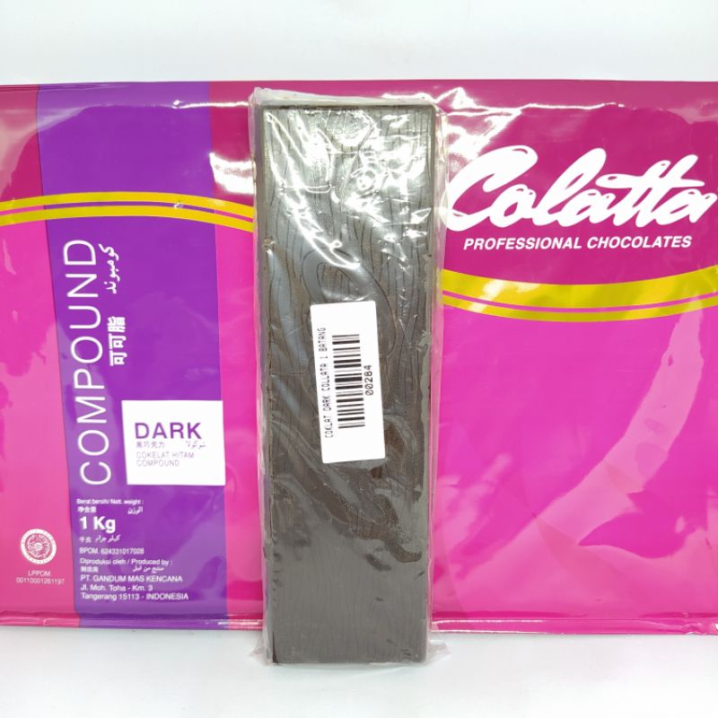 Jual Coklat collata dark 1btng (200gr) - collata compound - coklat ...