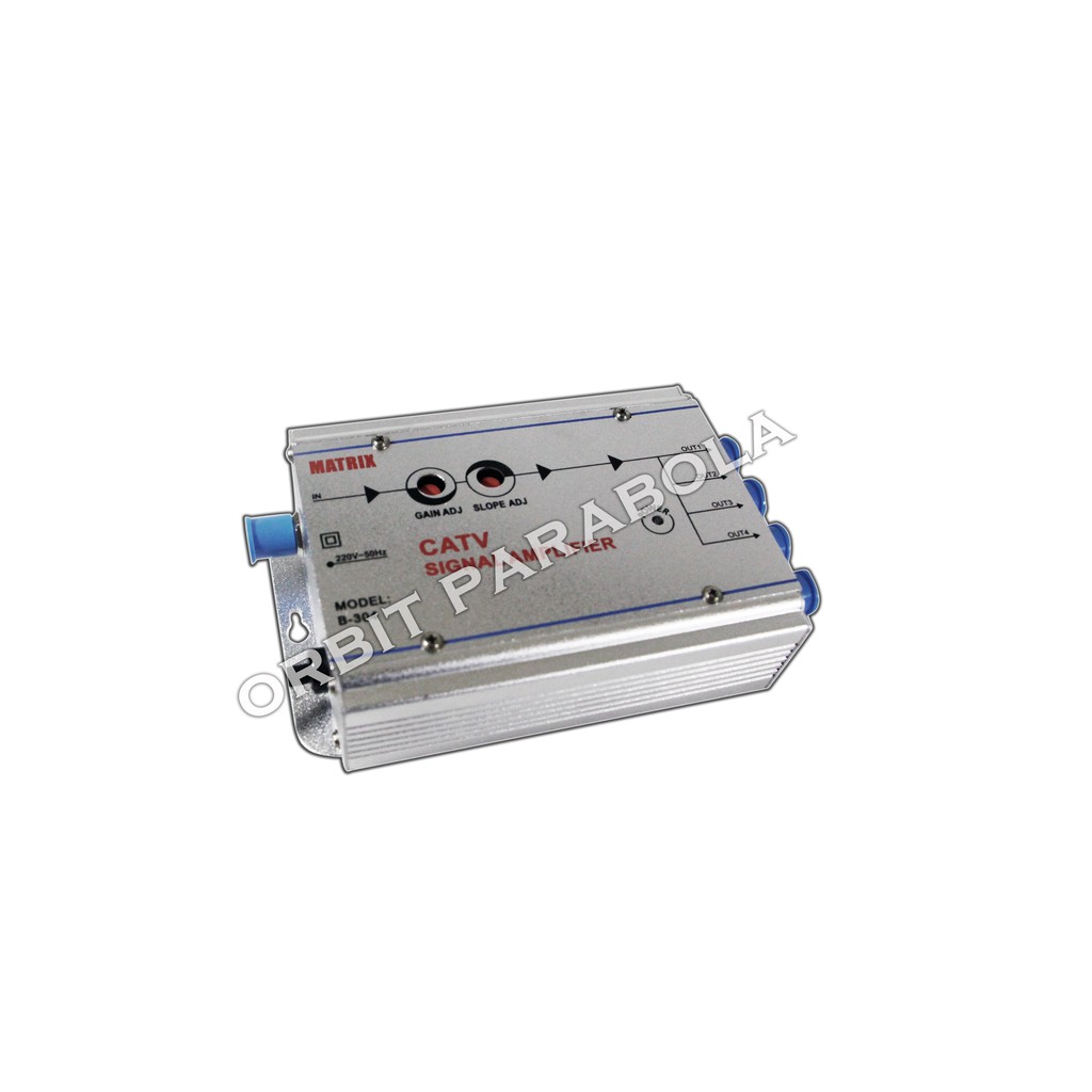 Jual Indoor Booster Matrix B 304 Penguat Sinyal CATV Signal Amplifier ...