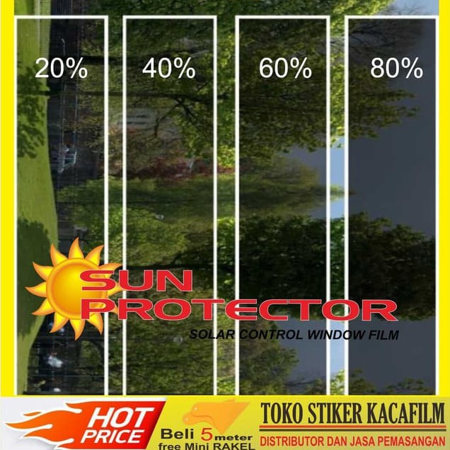 Jual Sticker Stiker Kaca Film Riben Hitam Jendela Cermin Wallpaper ...