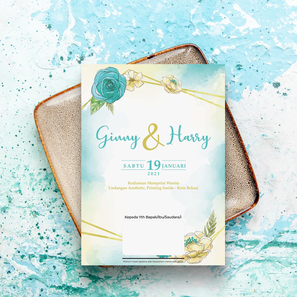 Jual DESAIN BARU MURAH Undangan Pernikahan Rustic Vintage, Cetak ...