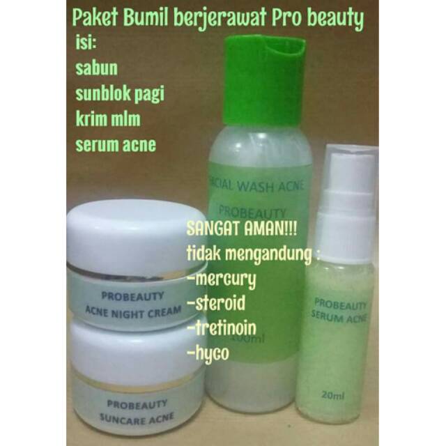 Jual Paket Probeauty acne bumil | Shopee Indonesia Jual Paket Probeauty acne bumil | Shopee Indonesia