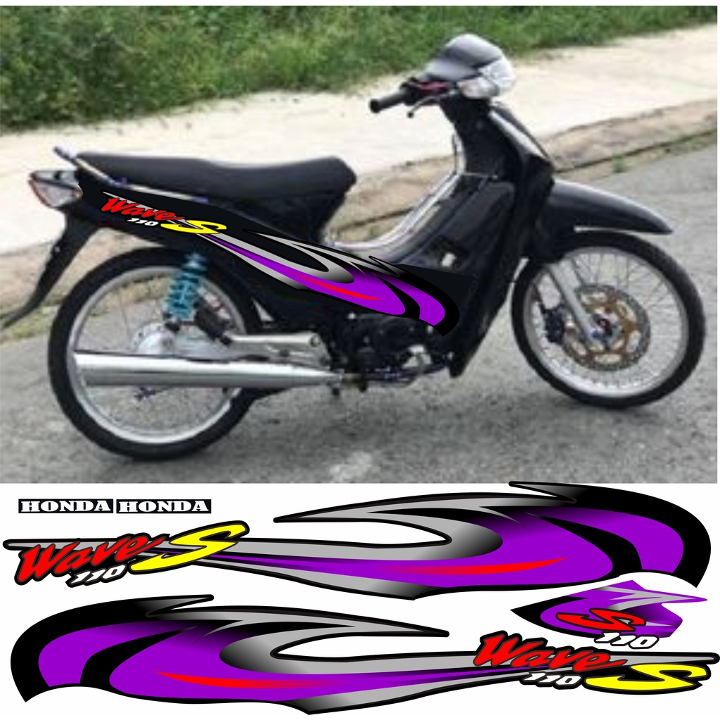 Jual STRIPING STIKER VARIASI SUPRA FIT SUPRA X WAVE 100 S | Shopee ...