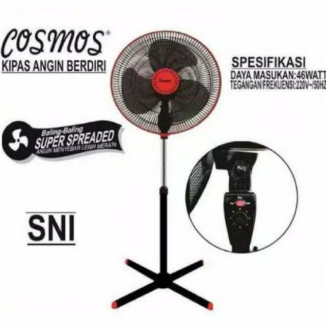 Jual STAND FAN COSMOS 16 INCH 16 XDC | Shopee Indonesia