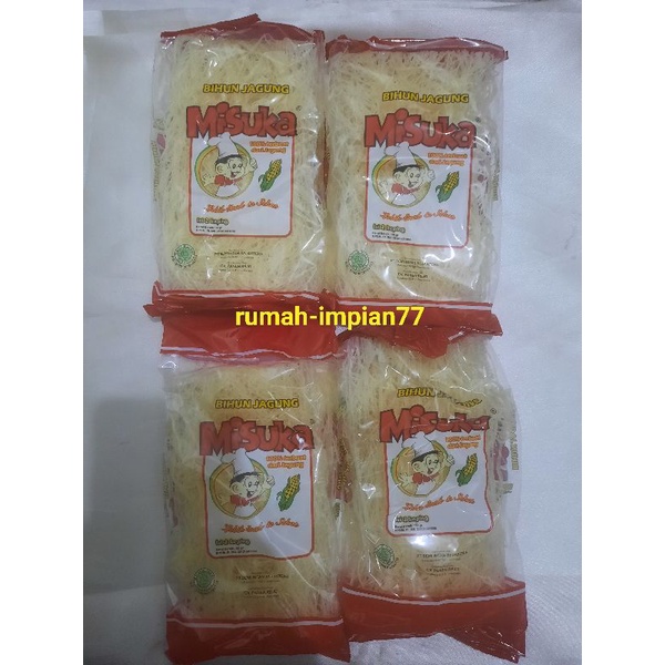 Jual BIHUN JAGUNG MISUKA 60 GRAM ISI 2 KEPING | Shopee Indonesia