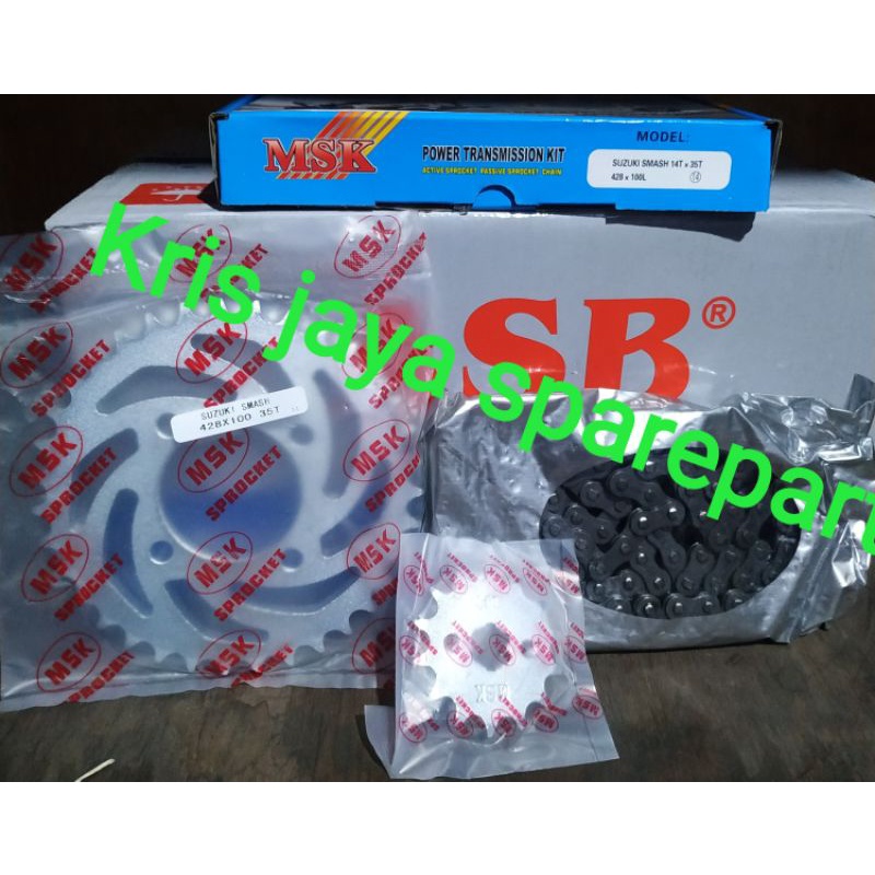 Jual Gear set suzuki smash old merk msk | Shopee Indonesia