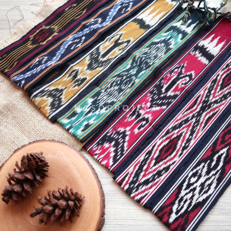 Jual Syal Ikat Kepala Tenun Etnik Dayak Kalimantan Toraja NTT Nusa ...