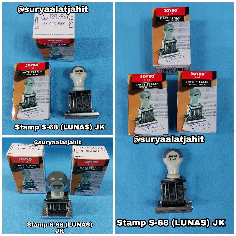 Jual Stamp S-68 Joyko (Lunas+Tanggal) =rp.11.500/1pcs | Shopee Indonesia