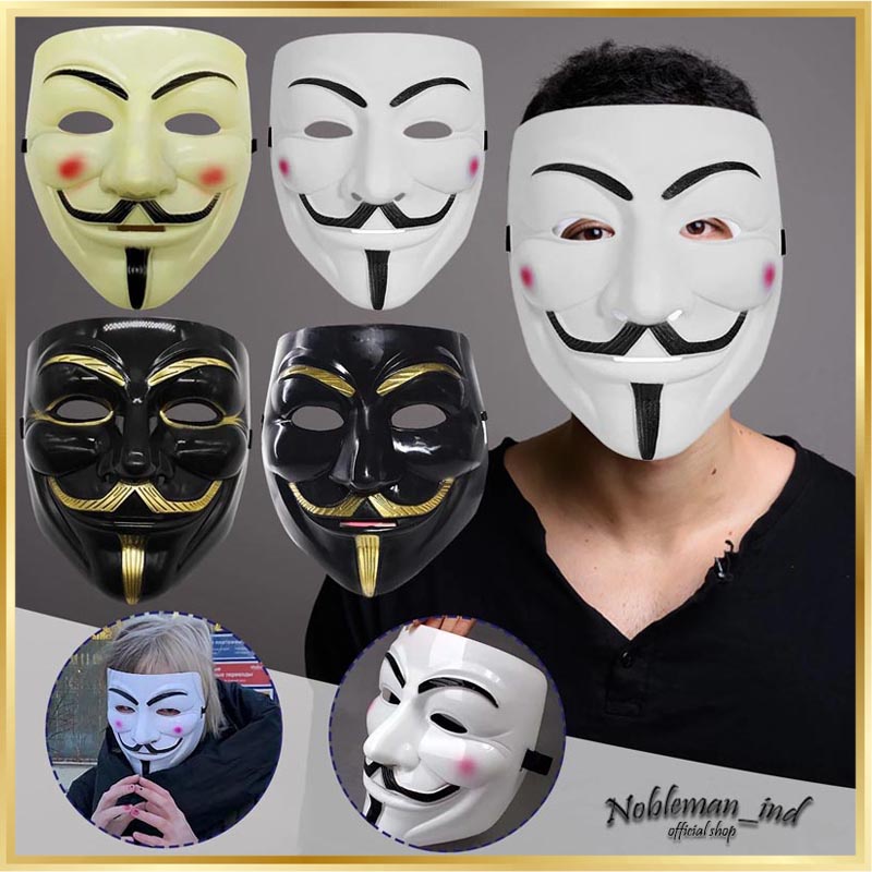 Jual Topeng Hacker Anonymouse V For Vendetta Topeng Urbex Kualitas ...