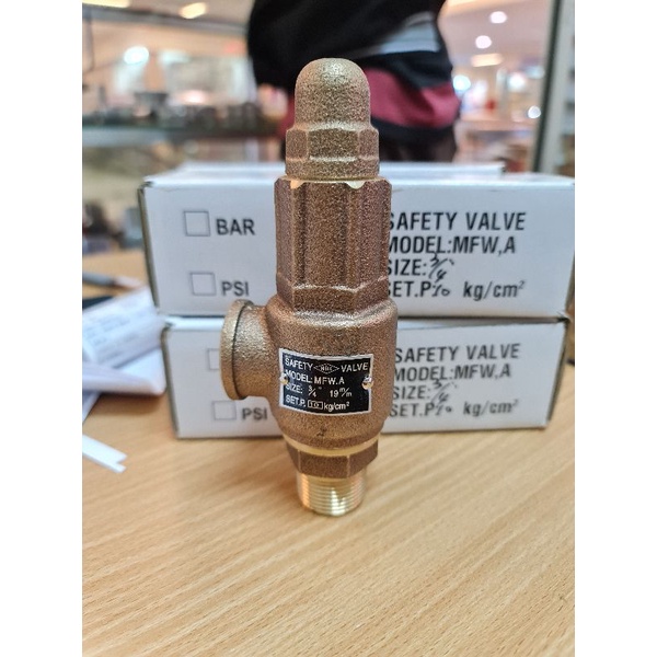 Jual Safety Valve Kuningan / Brass 1/2" inch 10 kg Non Handle Hisec ...
