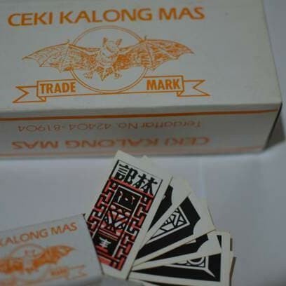 Jual [1 Box 10set] Kartu Ceki Kalong Mas Kartu Kuning Kertas Koa bukan ...