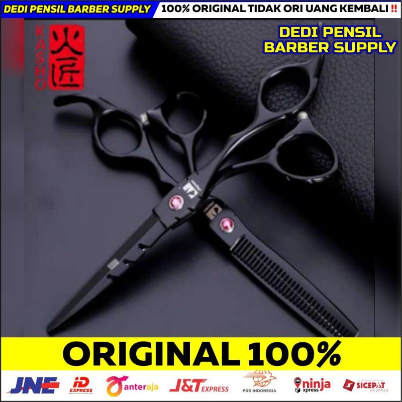 Jual Gunting Rambut Kasho Set 6 Inchi Gunting Cukur Barbershop Pangkas ...