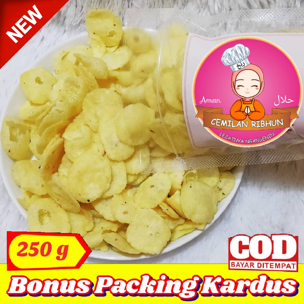 Jual Comring Oncom Garing 250g / Ketempling Combring Original | Cemilan ...