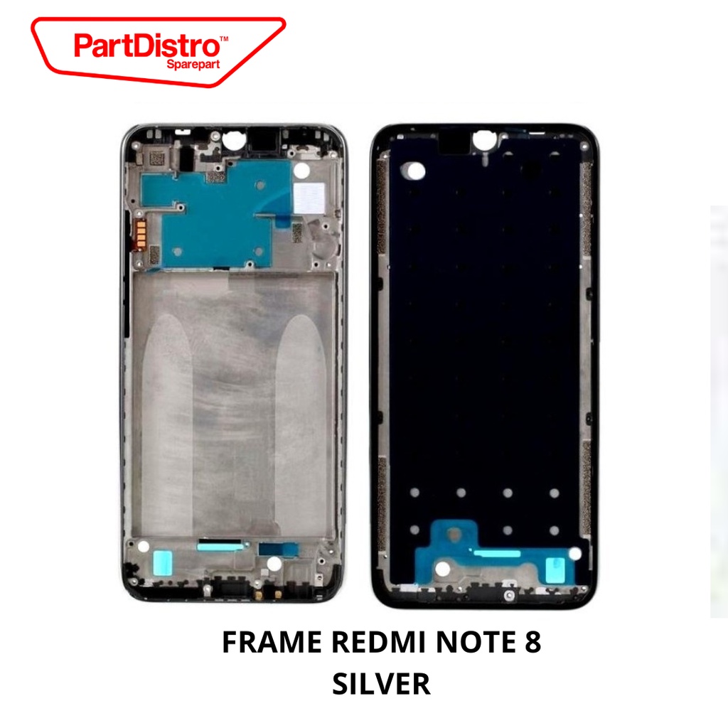 Jual MIDDLE FRAME/TULANG TENGAH/FRAME REDMI NOTE 8 SILVER | Shopee ...