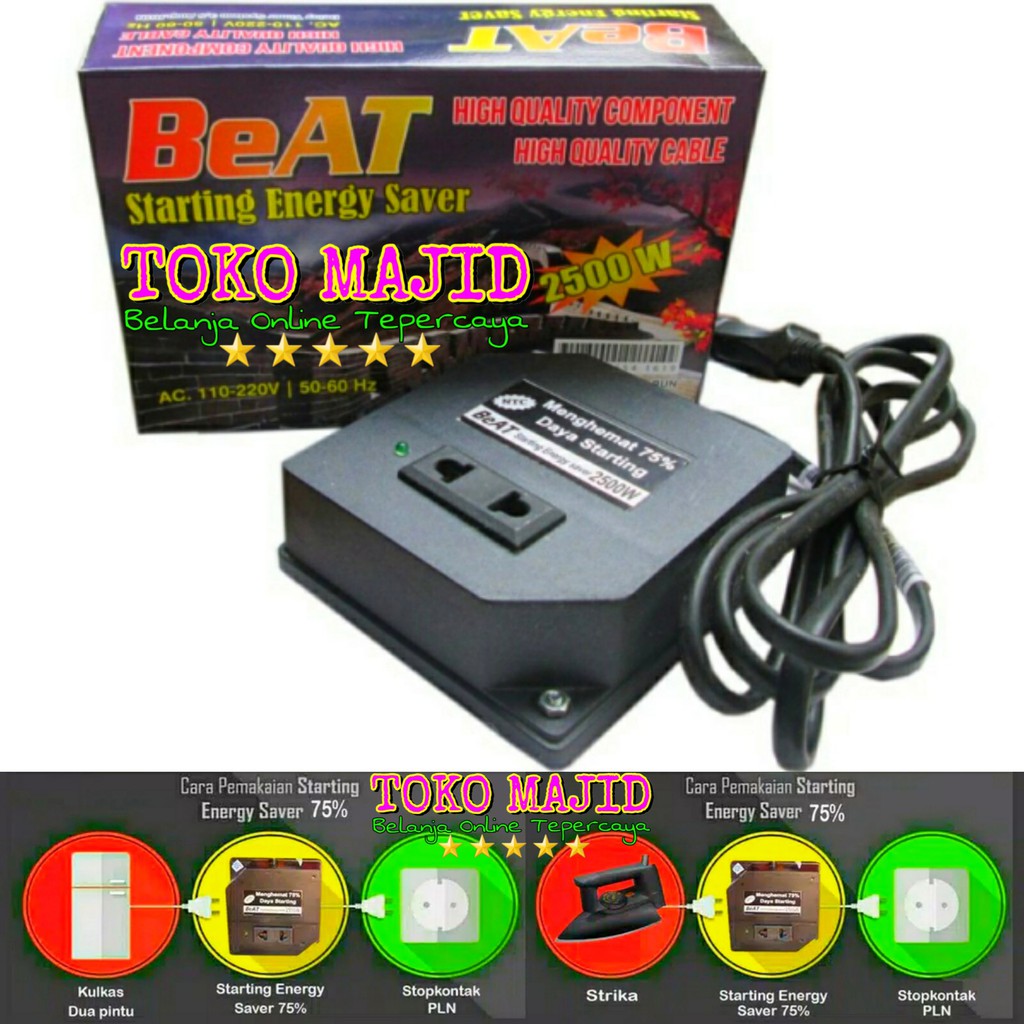 Jual BeAT Penghemat Energi Awal Listrik SOFT START SLOW START INVERATOR ...