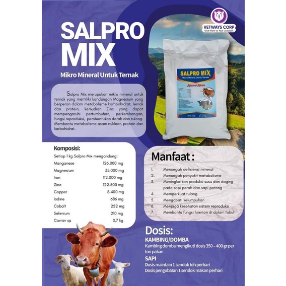 Jual Mineral Hitam untuk Ternak/SALPRO MIX | Shopee Indonesia