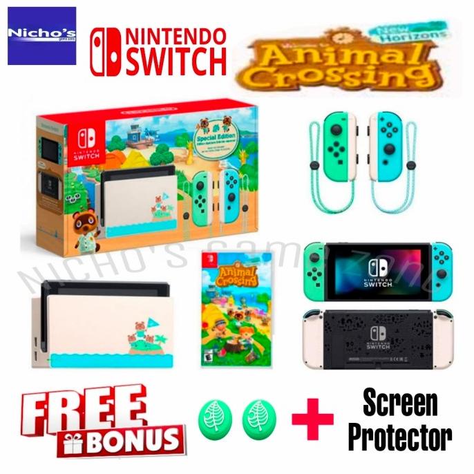 Jual Nintendo Switch V2 Animal crossing limited edition | Shopee Indonesia