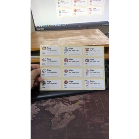 Jual STIKER LABEL BUKU - STIKER MAPEL - STIKER LABEL BTS BT21 | Shopee ...