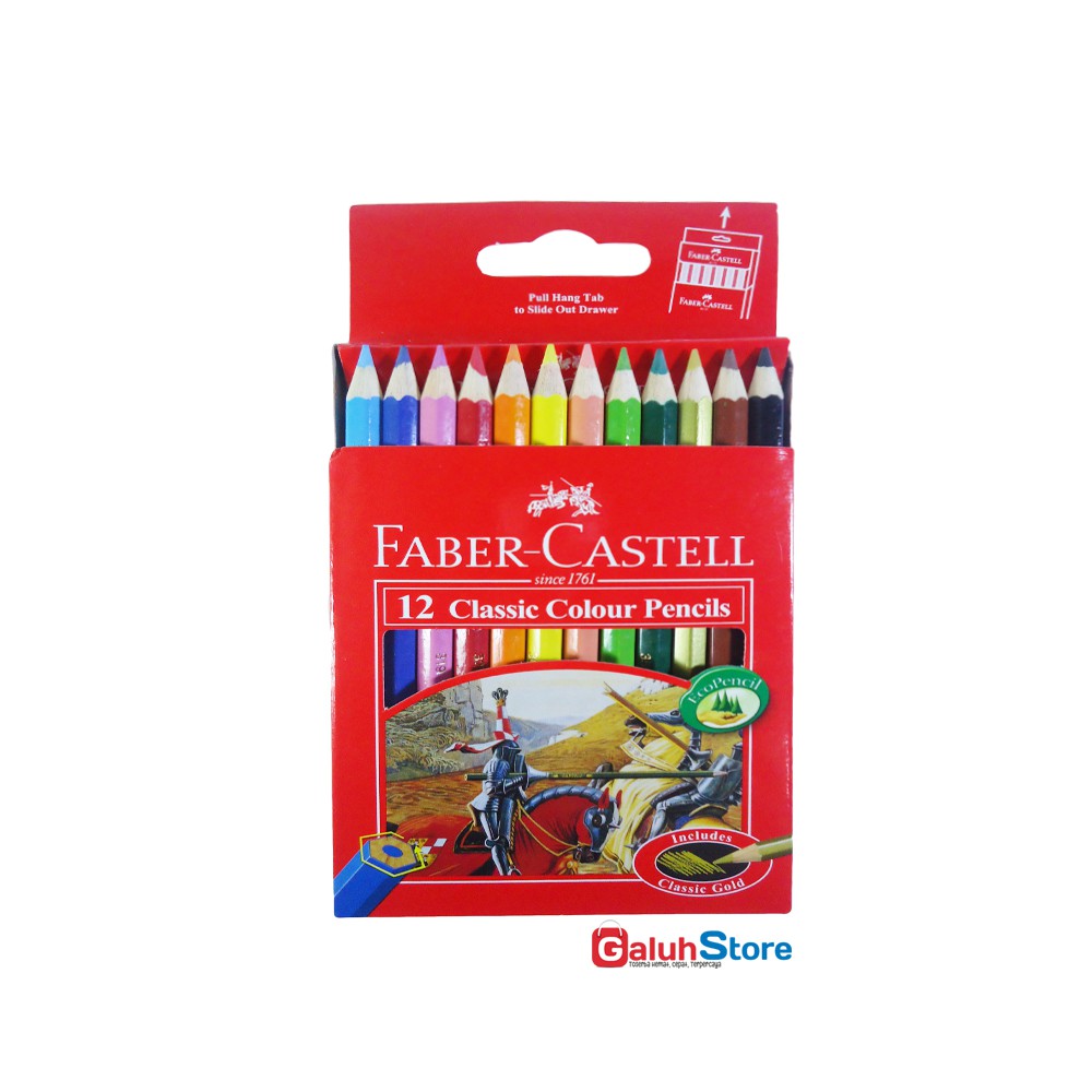 Jual Faber Castell Pensil Warna Classic Mini 12 Warna | Shopee Indonesia