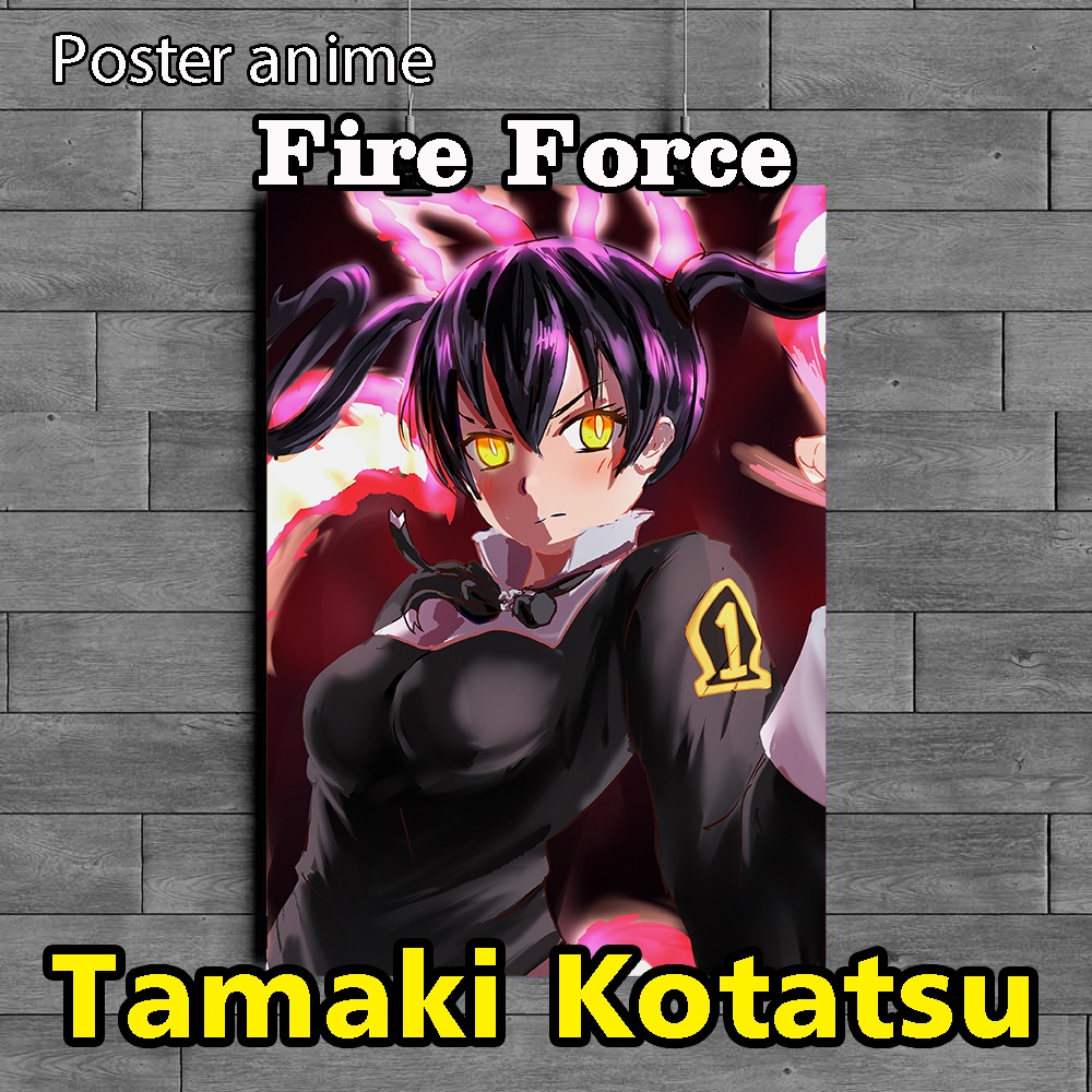 Jual Poster Anime Fire Force Tamaki Kotatsu full colour murah meriah ...