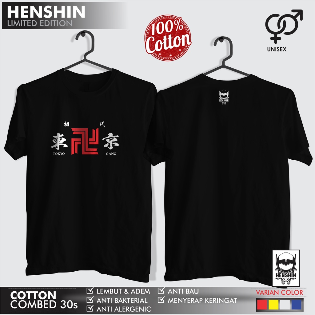 Jual Kaos Anime Tokyo Revengers Tokyo Manji Toam Team Valhalla Walhalla ...