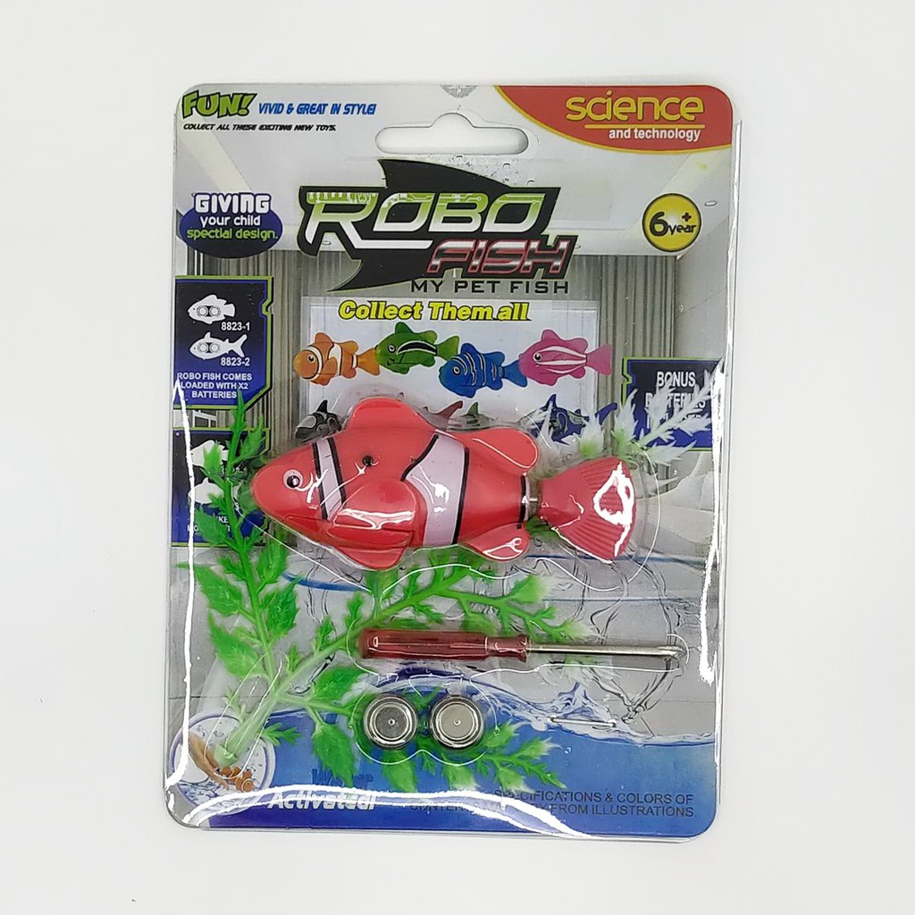 Jual Robo Fish Nemo Mainan Ikan Bisa Berenang Dalam Air | Shopee Indonesia